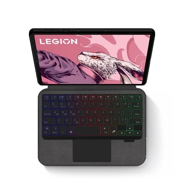 레노버 LEGION Y700 용 매직 키보드 케이스, TB-320F 태블릿 커버, Y700 2 세대 트랙패드 백라이트 무선 키보드, 2023 8.8 인치