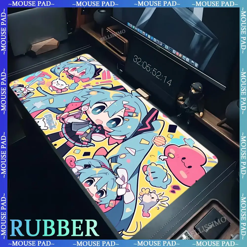 Anime H_Hatsune M_Miku MousePad Popular Deskmat Office Gadgets Game ...