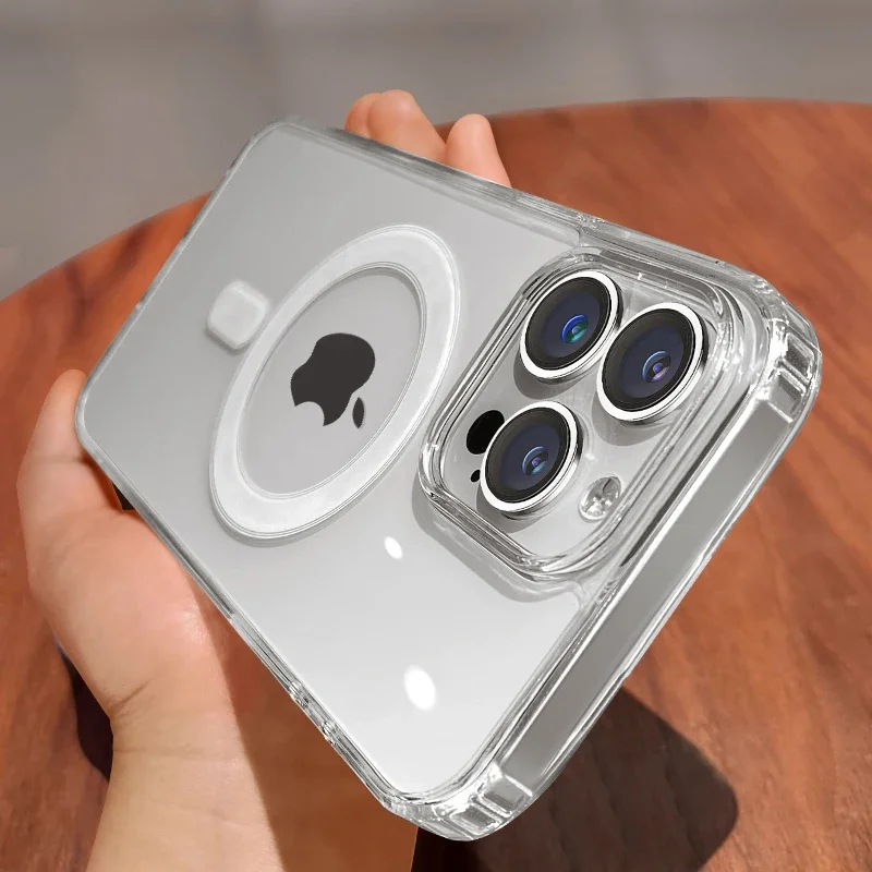 Original-Magnetic-Magsafe-Transparent-Case-For-iPhone-16-15-14-13-11-12 ...