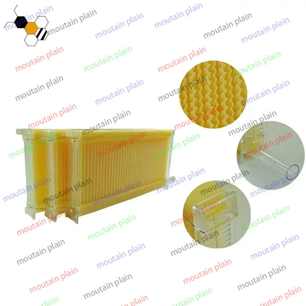 7-Bee-Hive-Frames-Set-Apiculture-Equipment-Auto-Flows-Honey-Beehive ...