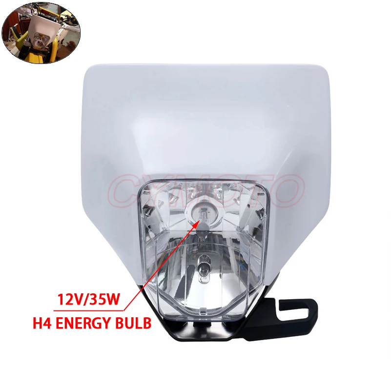 Motorcycle Headlight Headlamp Head Lamp Light For Husqvarna te 300 2018 ...