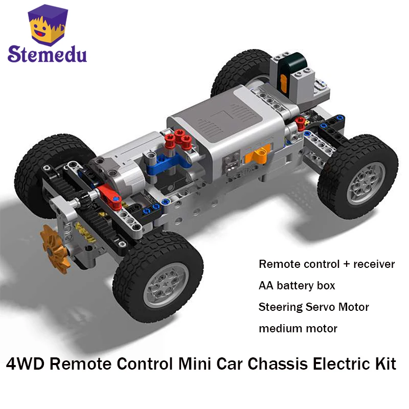 4WD-Four-Wheel-Drive-Car-Compatible-With-Major-Electric-Remote-Car ...