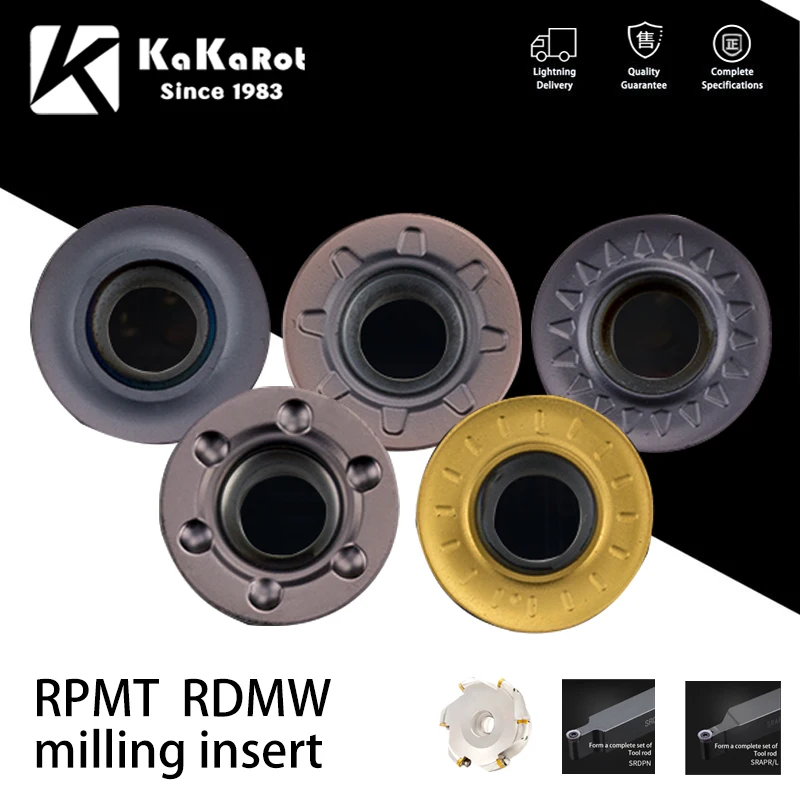 KaKarot Carbide Inser RPMT08 RPMW1204 RPMT1605 RPMT10T3MOE RDMW RPGT07 ...