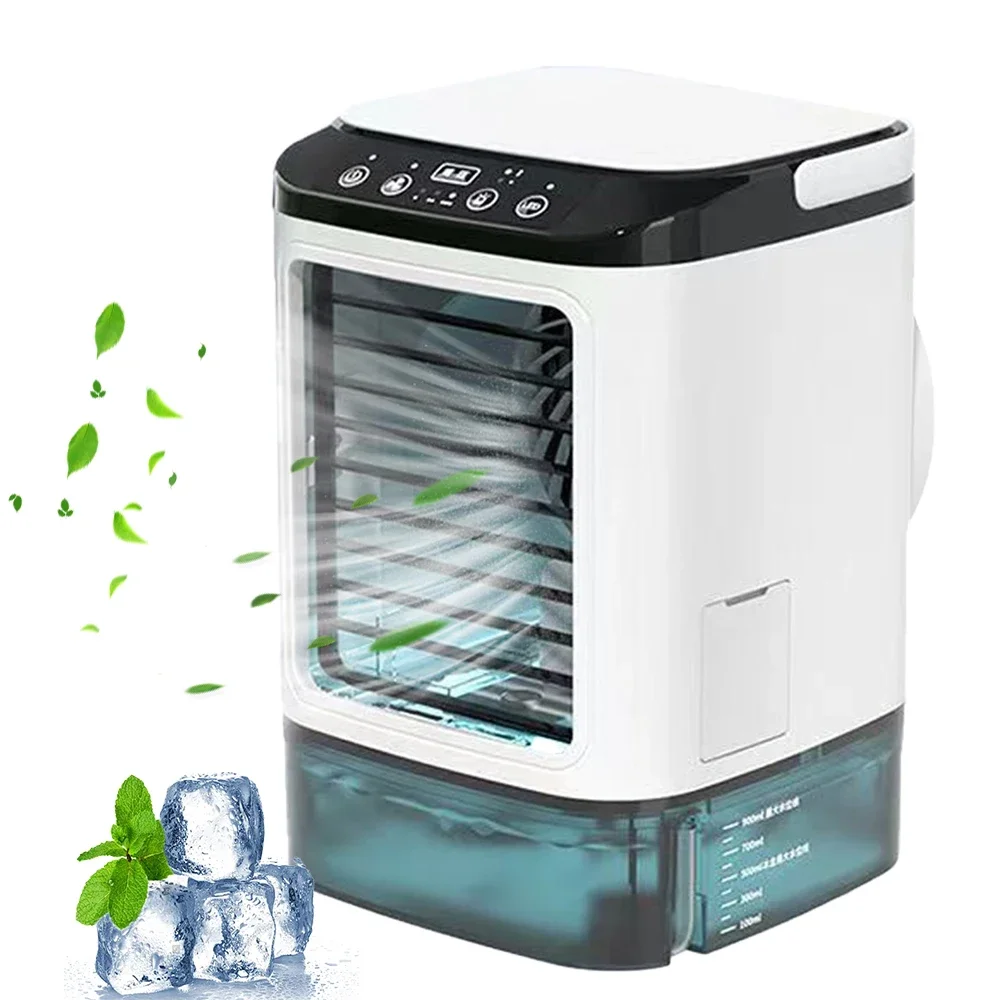 Portable-Air-Conditioner-3-Speed-Small-AC-Unit-Mini-Air-Cooler-900ML ...