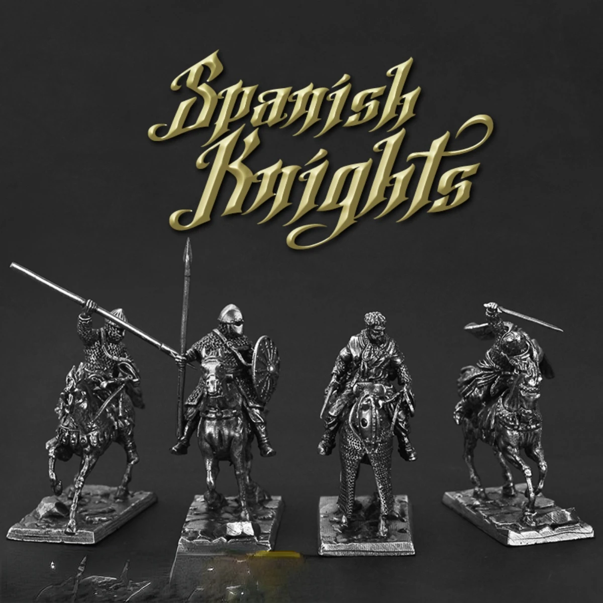 Pure Copper Military Spanish Cavalry Knight Warrior Model Miniature ...