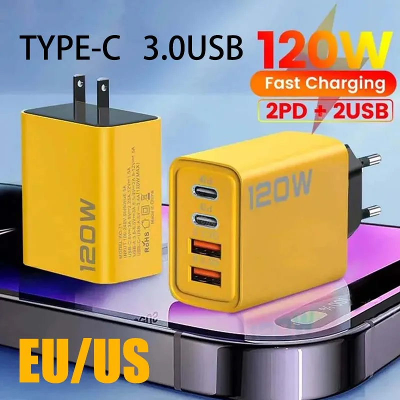 120W-3-0USB-Type-C-Phone-Charger-PD-Quick-Charging-USB-Type-C-Charger ...