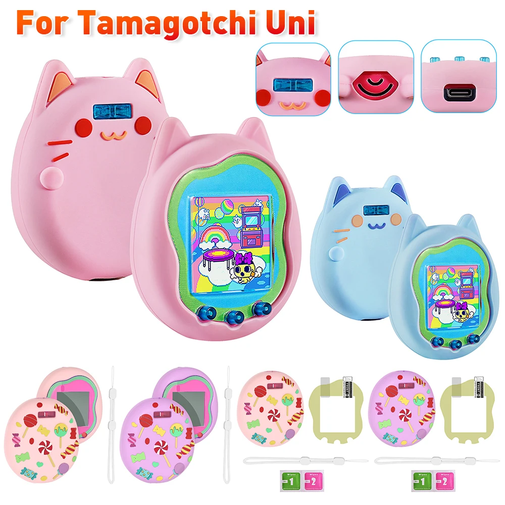 Silicone-Virtual-Pet-Machine-Case-chaveiro-port-til-prova-de-choque ...