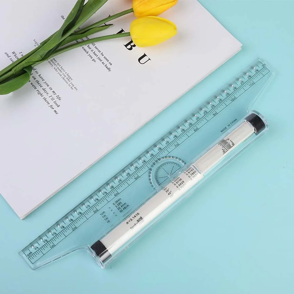 1Pcs-15cm-30cm-Sewing-Ruler-Parallel-Ruler-Drafting-Roller-Ruler ...