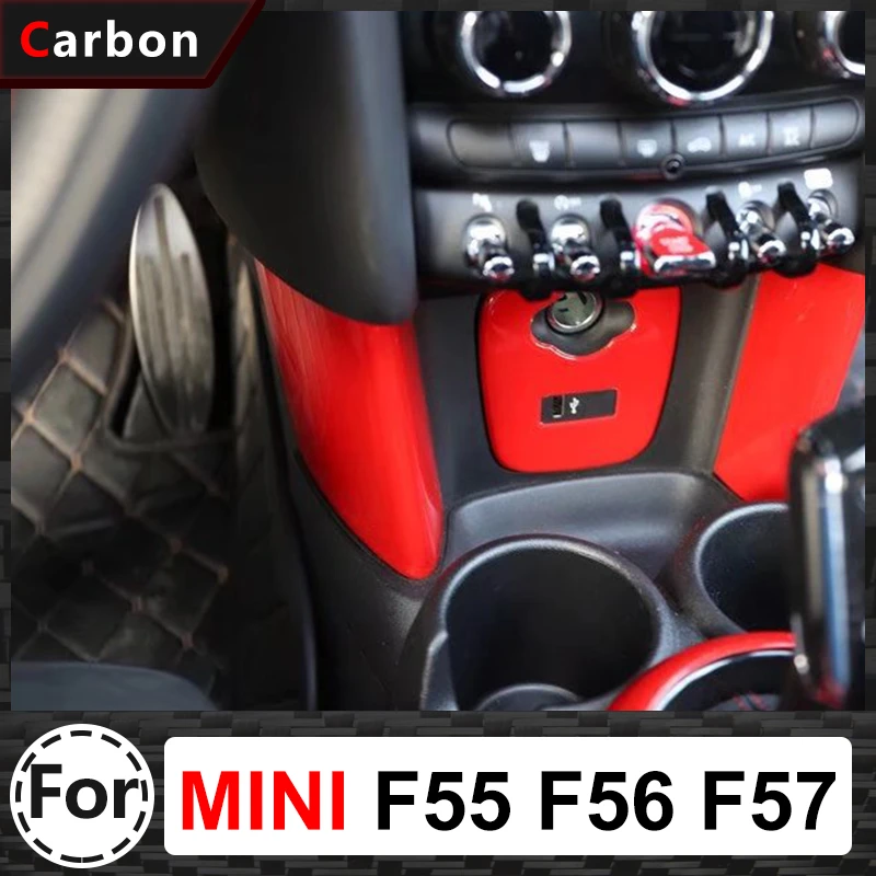 Car USB Panel Decorative Sticker For MINI ONN Cooper S F55 F56 F57 ...