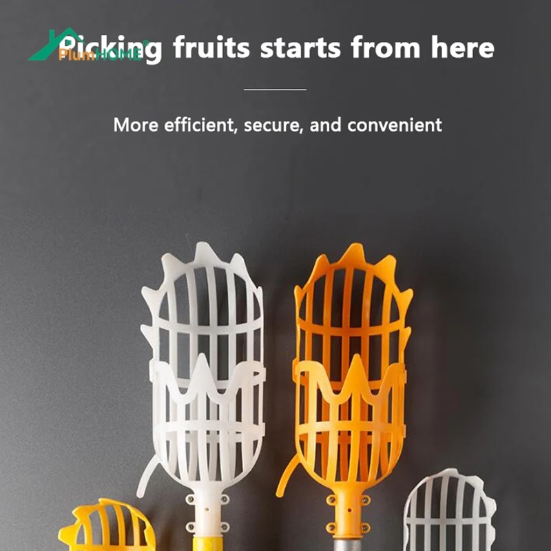 Garden-Basket-Fruit-Picker-Head-Plastic-Fruit-Picking-Tool-High ...