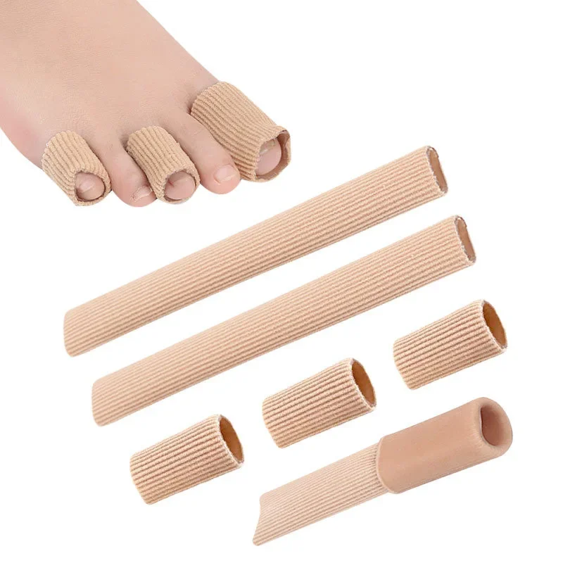 15cm Silicone Tube Toe Gel Protector Cover Finger&Toe's Fabric Gel ...