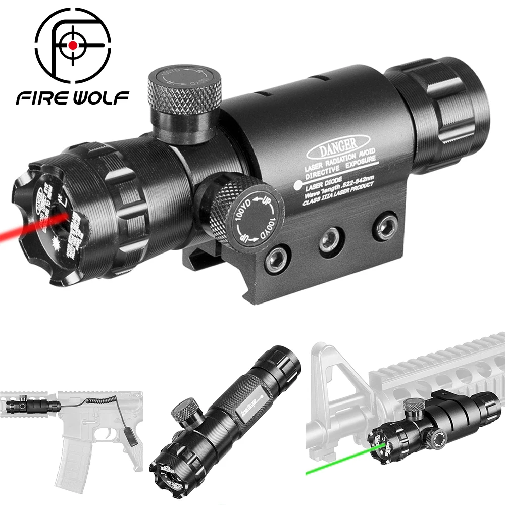 Tactical-Pointer-Laser-Mount-Green-Red-Dot-Laser-Sight-Rifle-Hunting ...