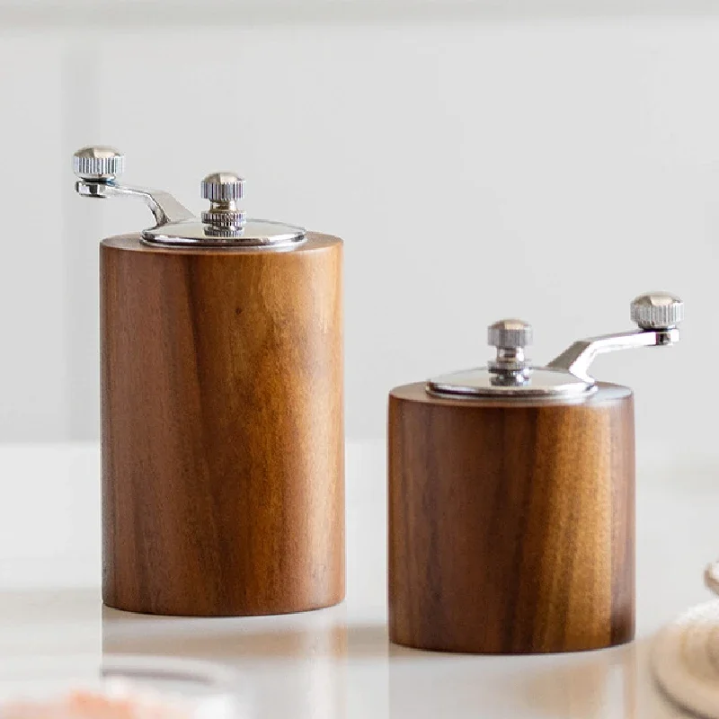 Wooden-Hand-cranked-Pepper-Grinder-Kitchen-Spice-Crushers-Hand-grinded ...