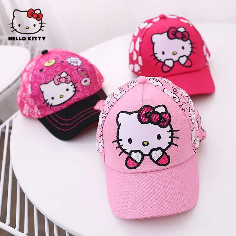 Kawaii-Sanrio-Hello-Kitty-Cartoon-Animation-Cotton-Hat-New-Children ...