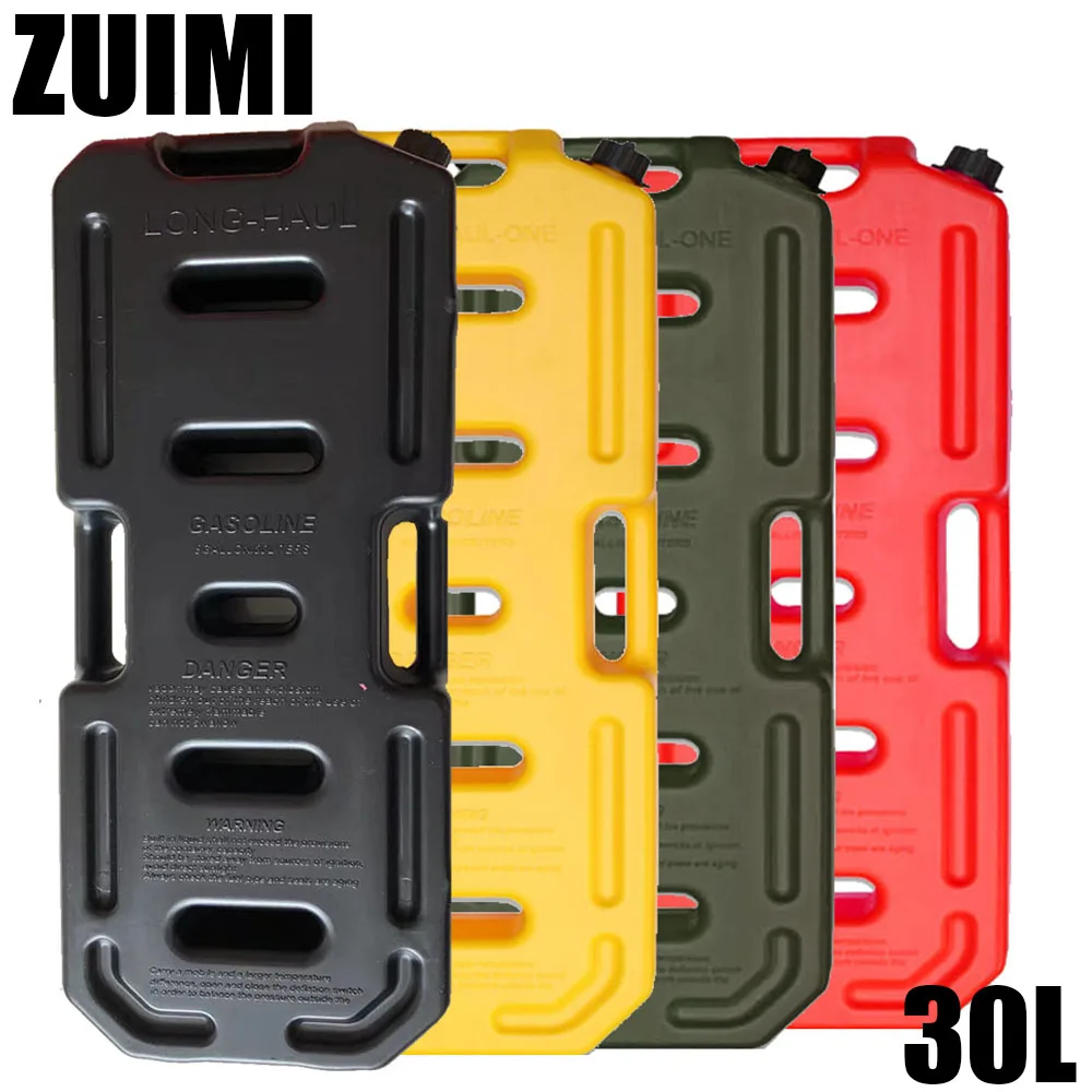 30L Liter Jerrycan Practical Long-Haul Gasoline Diesel Fuel Tank Can ...