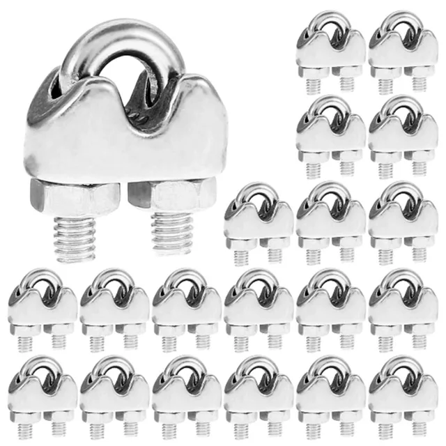 Cable Clamps Uxcell 10pack 1/2 Inch 12mm Conduit Clamps, M12 U Tube ...