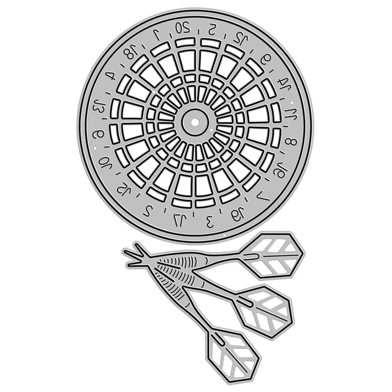 Dart Board Coloring Pages