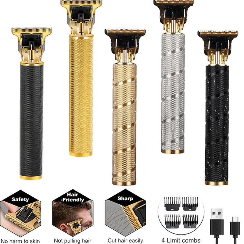 T9-Electric-Hair-Clipper-USB-Charging-Professional-Wireless-Razor ...