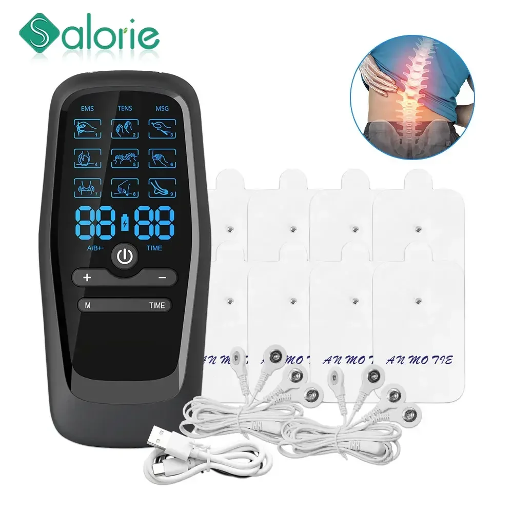 Rechargeable-Tens-Unit-EMS-Muscle-Stimulator-Electric-Acupuncture-Full ...