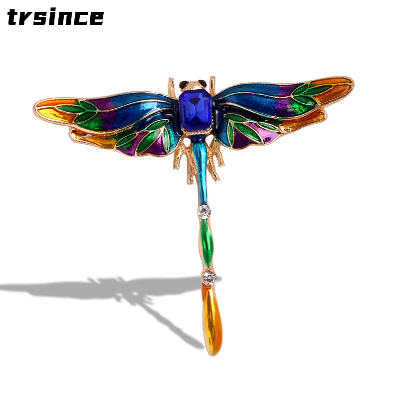 Classic-Jewelry-Dragonfly-Brooch-for-Women-Multi-Color-Brooch-Painted ...