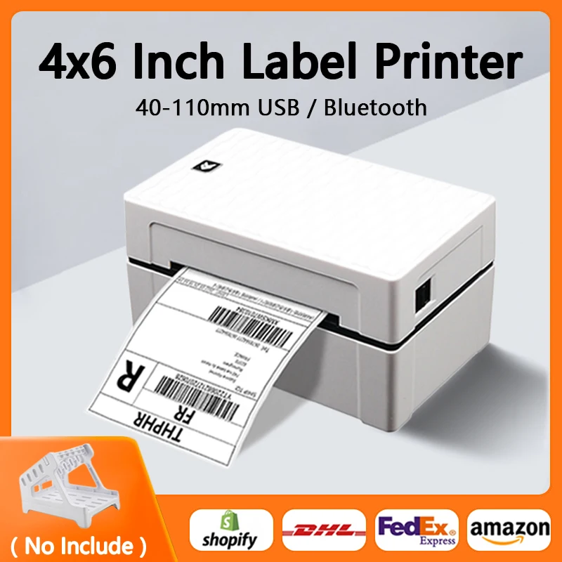 Thermal-Shipping-Label-Printer-Desktop-Bluetooth-4-inch-Printer-For ...