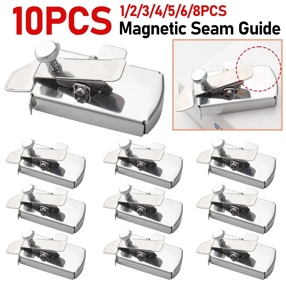 1-10PCS-Magnetic-Seam-Guide-Multifunctional-Magnet-Gauge-Sewing-Tools ...