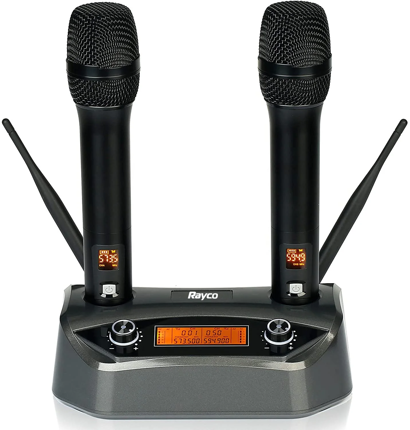 New-Design-UHF-Dual-Channel-Dynamic-Echo-Microphone-Wireless-System ...