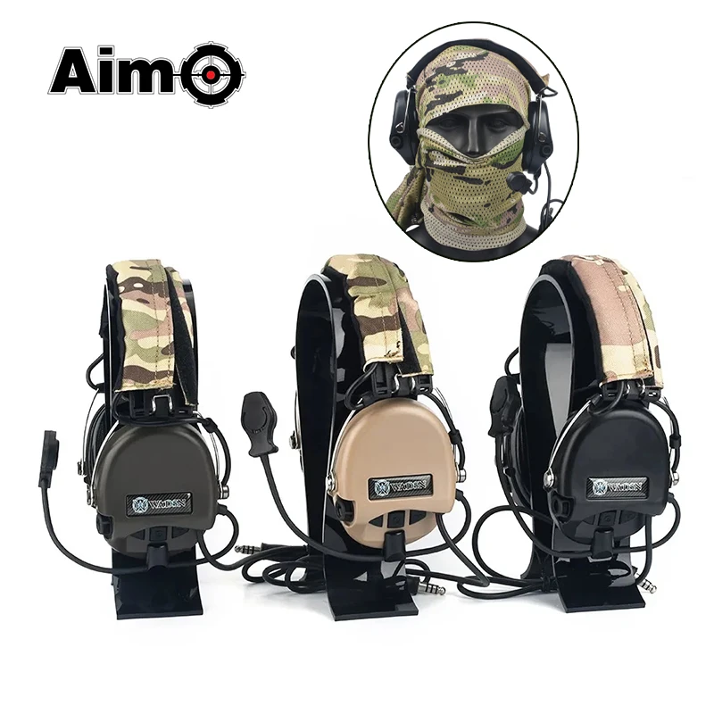 WADSN-MSA-Tactical-Headset-Sordin-Headphones-Airsoft-Hunting-Military ...