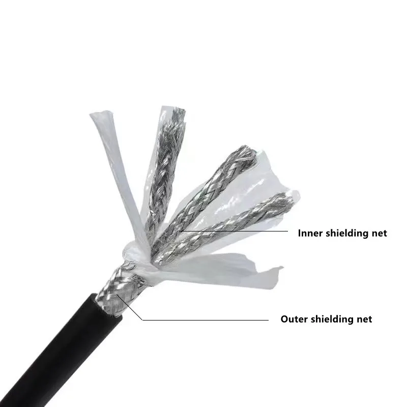 Drag Chain Shielded Cable 2-20cores Double Shielded Grouped ...