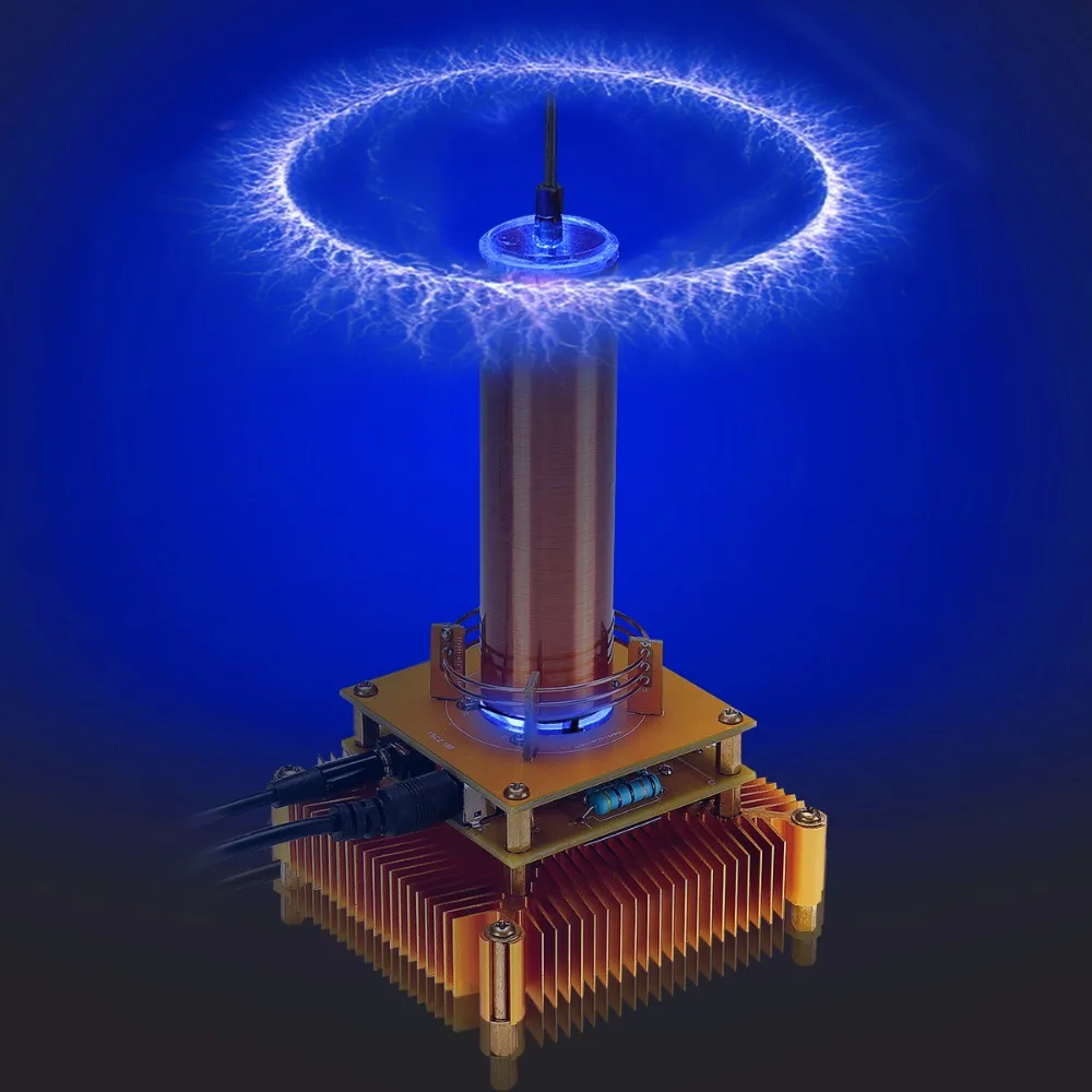 Musical-Tesla-Coil-Music-Plasma-Speaker-DC8-32v-Plasma-Music-Tesla-Coil ...