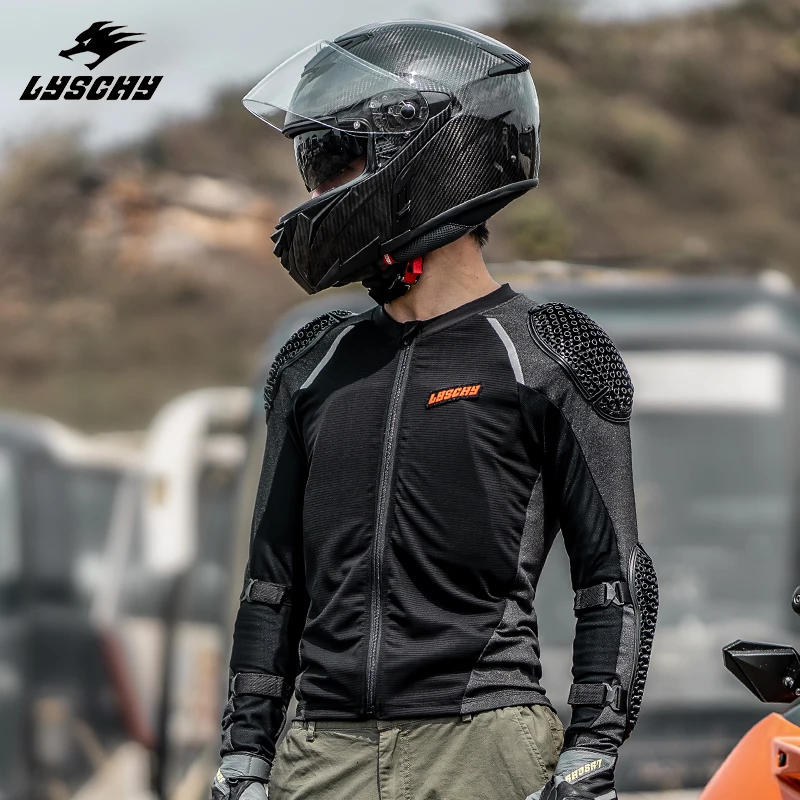 Motorcycle-Summer-Armor-Jacket-High-Stretch-Breathable-Mesh-Riding ...
