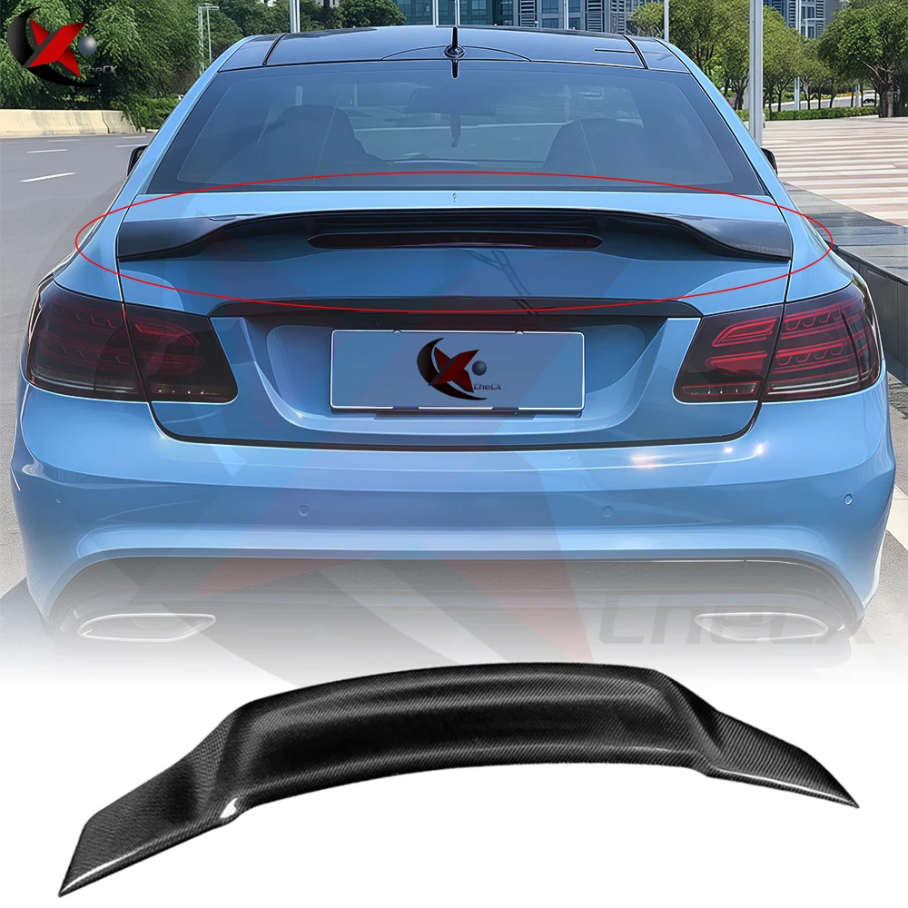 W207-C207-Carbon-Fiber-FRP-Trunk-Spoiler-R-Style-Wing-For-Mercedes-E ...