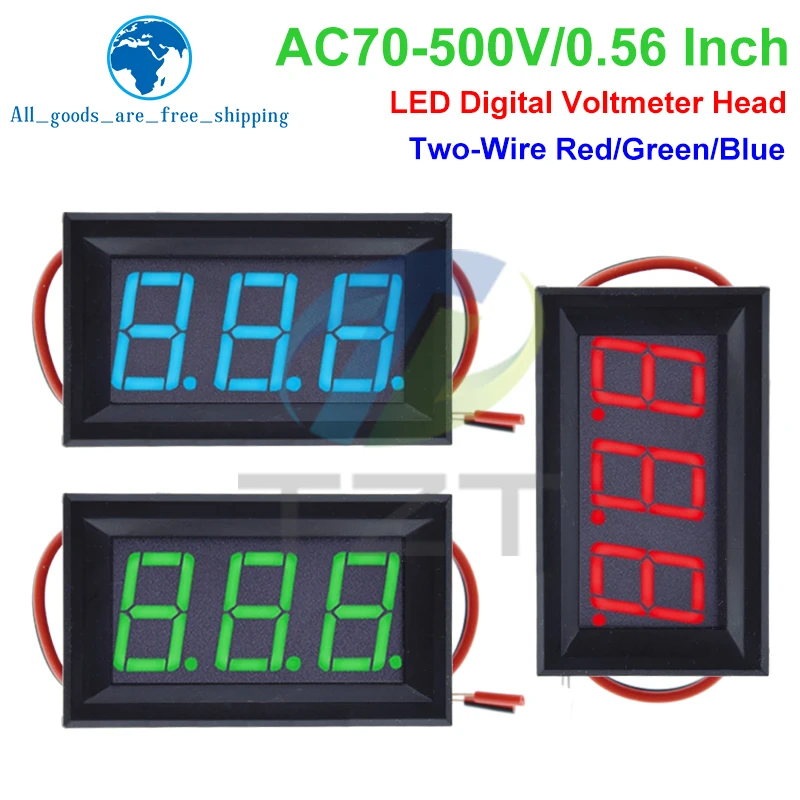 AC-70-500V-0-56-LED-Digital-Voltmeter-Voltage-Meter-Volt-Instrument ...