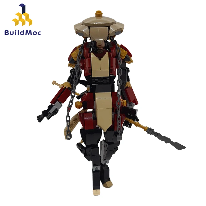 MOC-Mecha-Figure-Robot-Building-Blocks-Kit-Japan-Samurai-Ronin-Nobushi ...