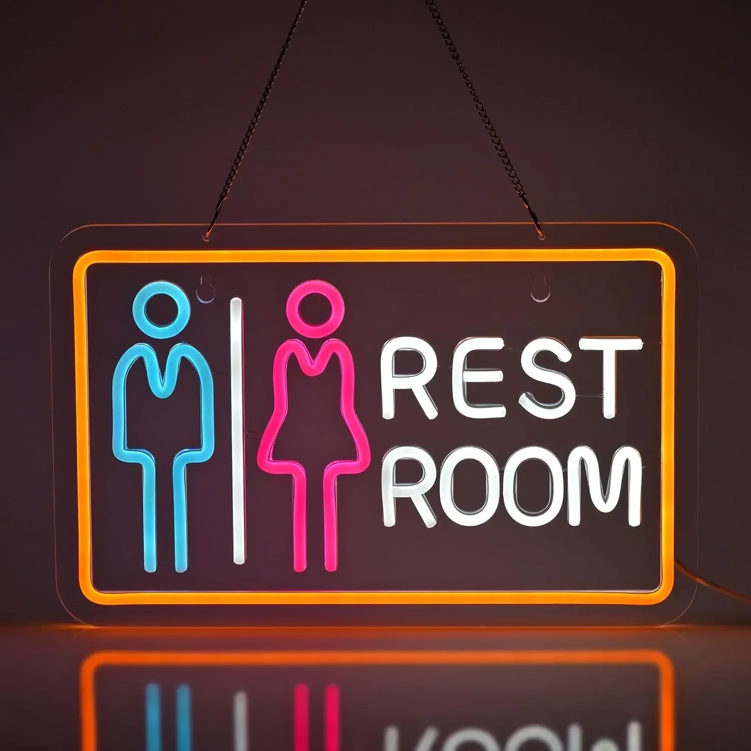 Toilet-neon-sign-USB-powered-LED-lighting-sign-suitable-for-homes-bars ...