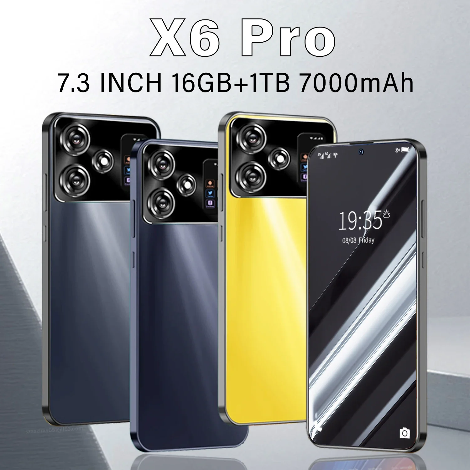 Original-X6-Pro-Smartphone-7-3inch-Global-Version-16G-1TB-Snapdragon-8 ...