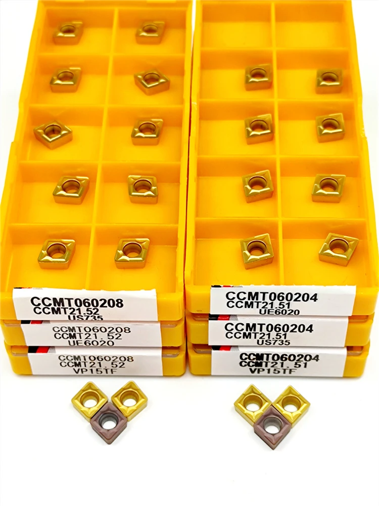 CCMT060204 CCMT060208 VP15TF UE6020 US735 Carbide Turning CNC Machine ...
