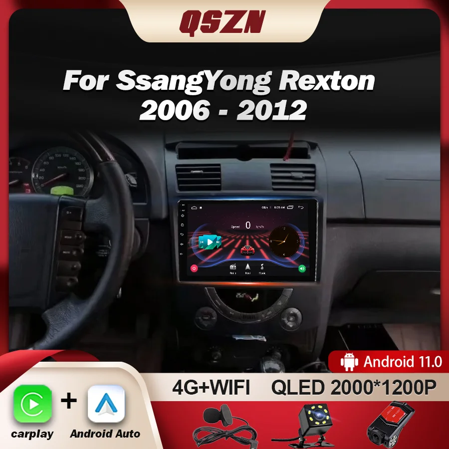 QSZN-REPRODUCTOR-Multimedia-para-coche-SsangYong-Rexton-Y250-II-2-2006 ...