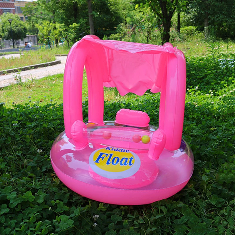 BOUEE,pink--Anneau de natation pour enfants, siège de sécurité flottant ...