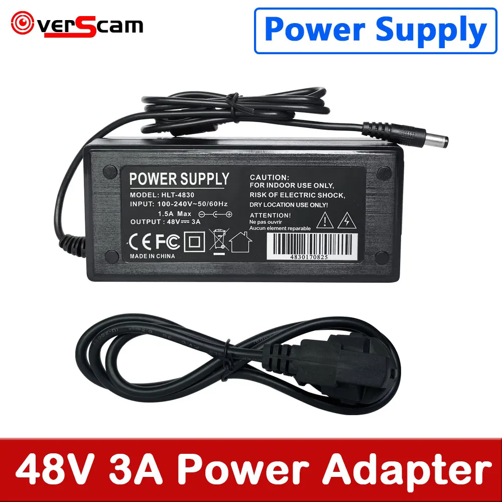 48V-3A-Power-Adapter-for-CCTV-POE-Switch-NVR-System-100-240V-AC-Input ...
