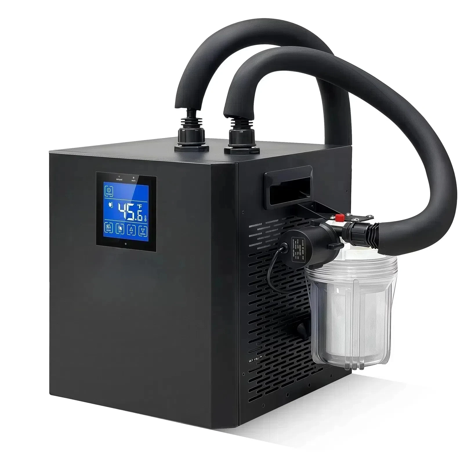 Mini cold plug-in chiller water cooling system with external filter and ...