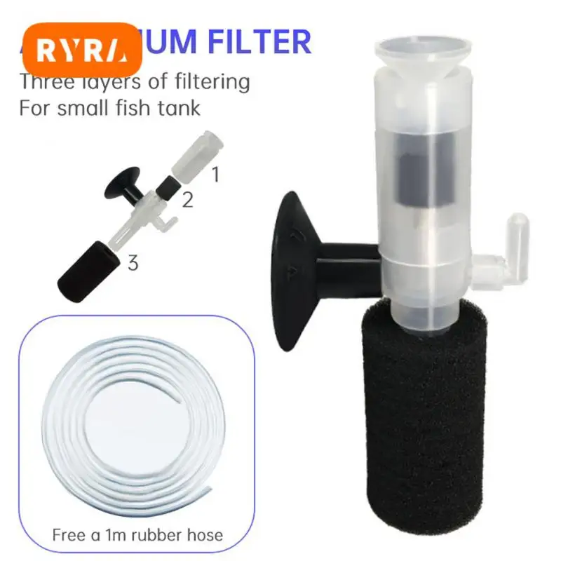Aquarium-Filter-Small-Fish-Tank-Mini-Household-Creative-Aquarium ...
