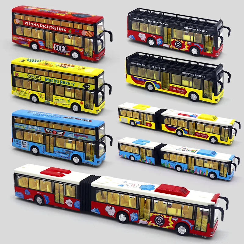 Toy-Bus-Model-Diecast-Double-Decker-London-Public-Transport-Group ...