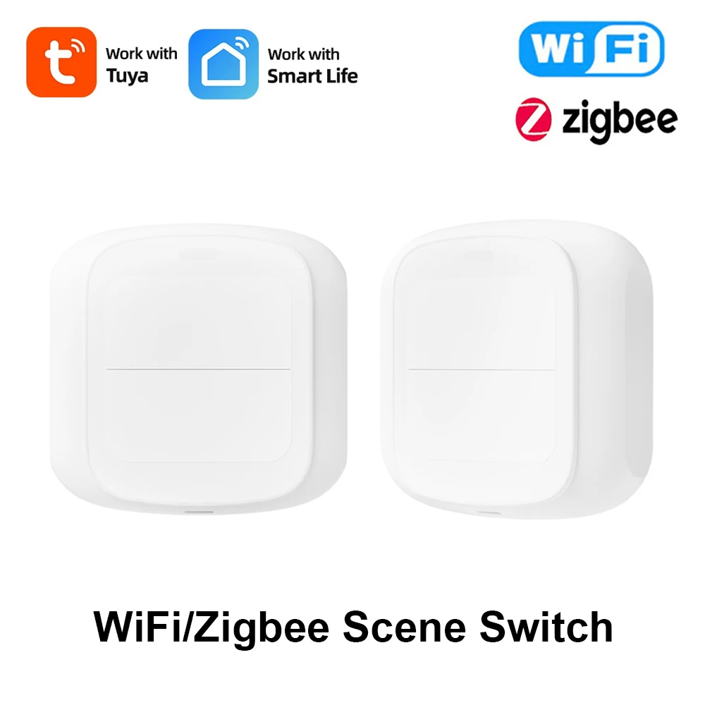 Tuya-WiFi-inteligente-Zigbee-interruptor-de-escena-2-Gang-4-6-escena ...