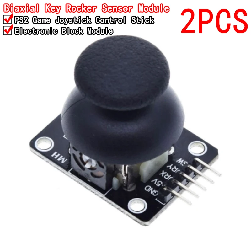2PCS-For-Arduino-Dual-axis-XY-Joystick-Module-Higher-Quality-PS2 ...