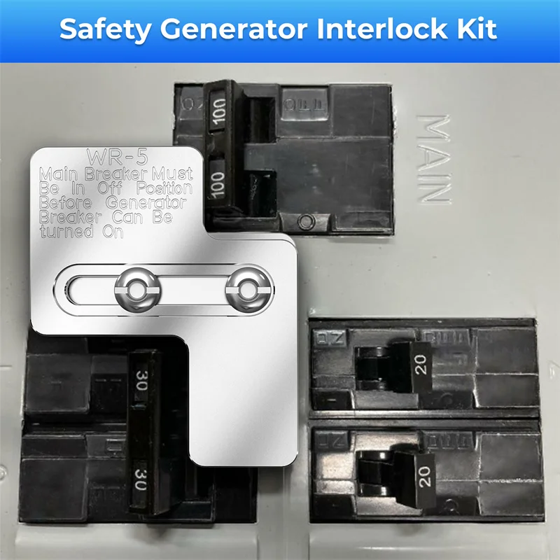 200 Amp Generator Interlock Kit For Siemens & Murray Panels - 150 ...