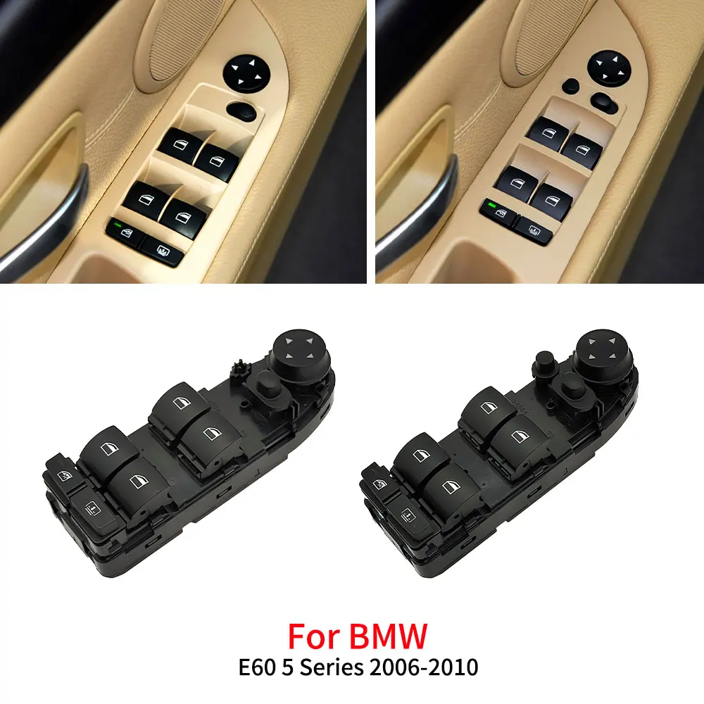 For BMW E60 E61 Car Electric Power Master Window Switch Replacement For ...