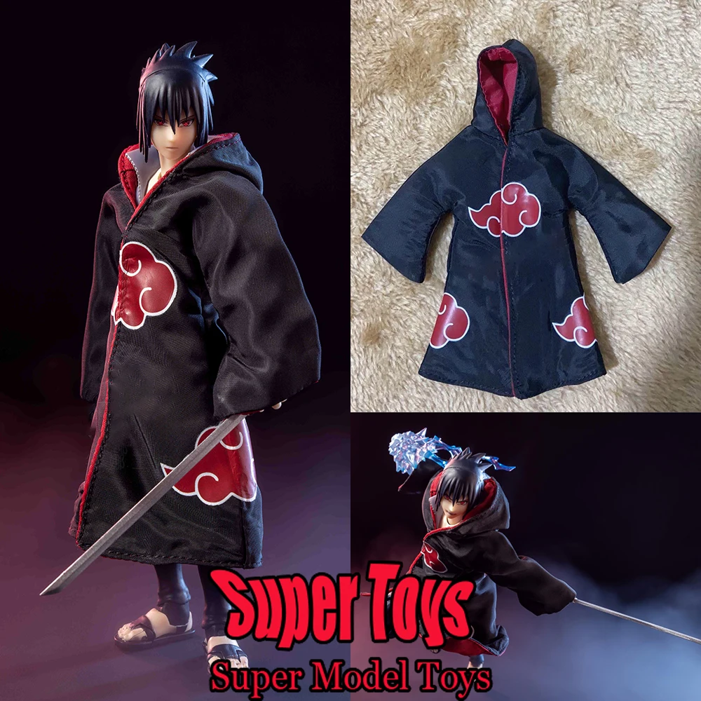 In Stock 1/12 Scale Male Soldier Clothes Accessory NARUTO Uchiha Sasuke ...
