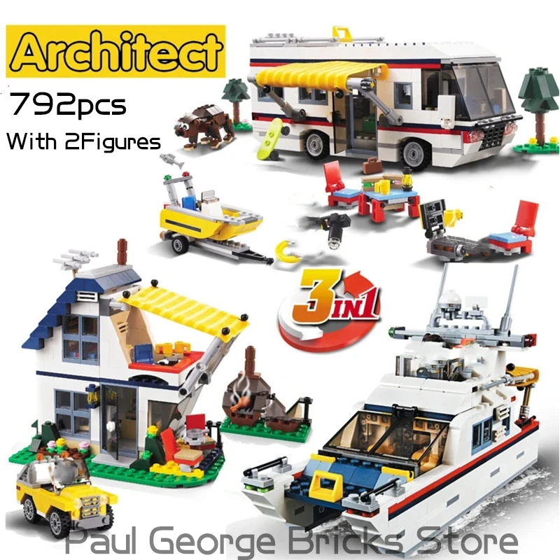 792pcs-3in1-Creative-Series-Holiday-Campervan-RV-Building-Blocks ...