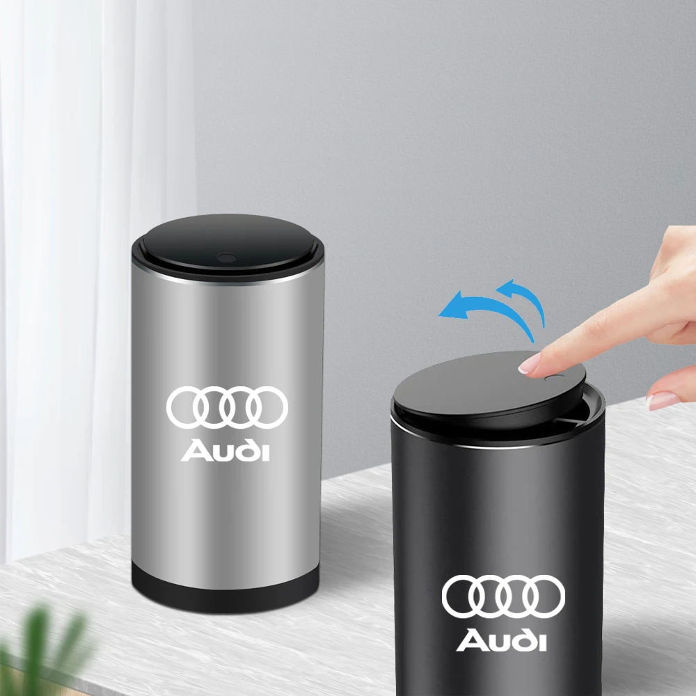Alloy Car Trash Can - Auto Organizer, Storage Bag and Ashtray, Suitable ...